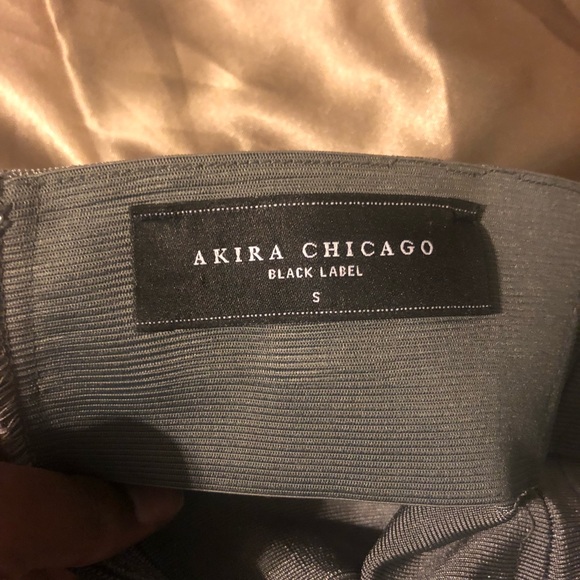 AKIRA | Skirts | Akirablack Label Gray Bandage Skirt Wcutouts | Poshmark